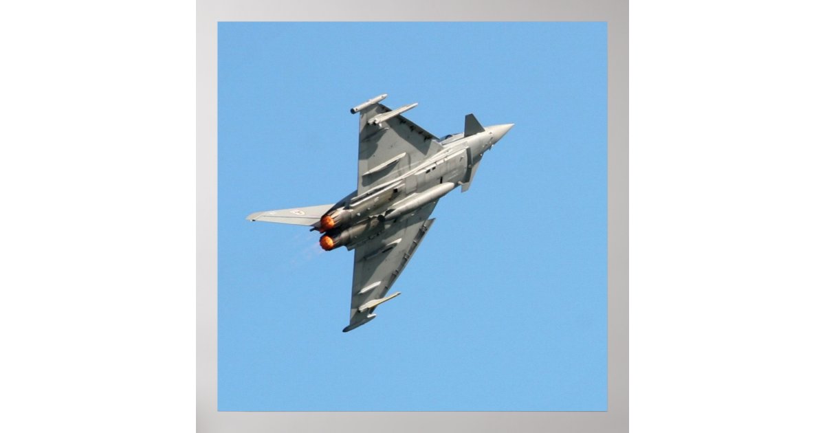 The Eurofighter Typhoon 24" x 24" Poster | Zazzle
