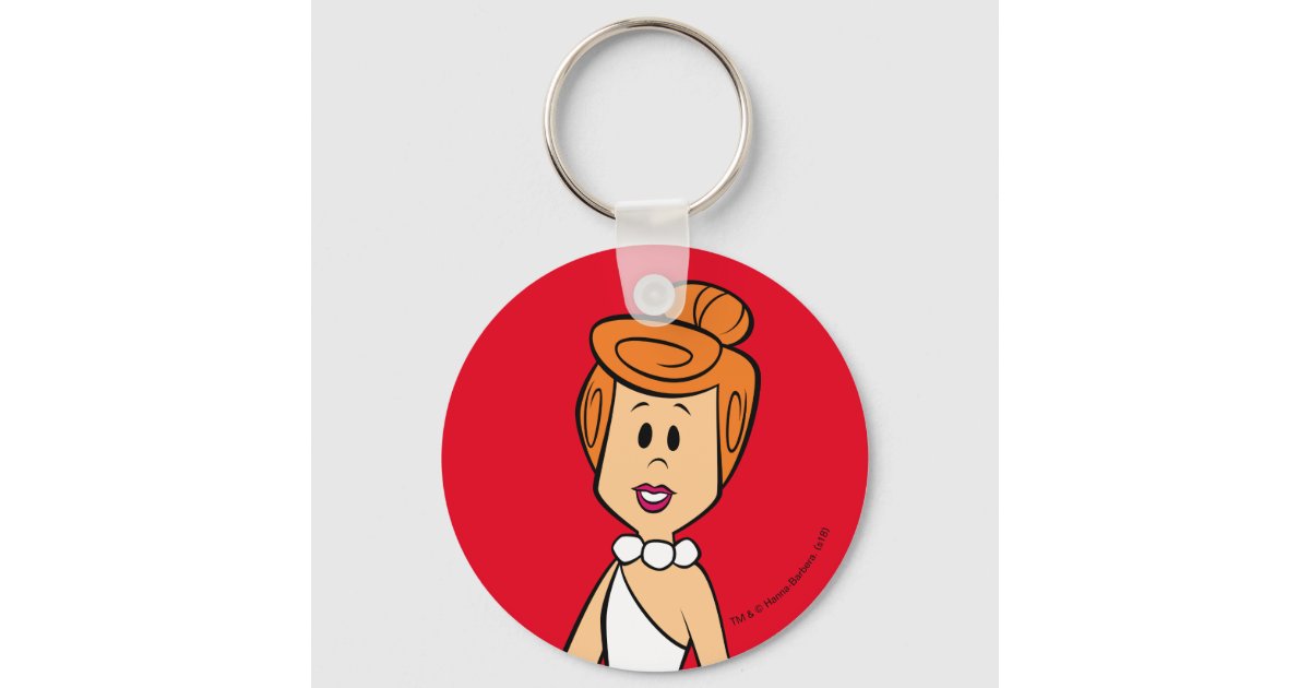 The Flintstones | Wilma Flintstone Key Ring | Zazzle