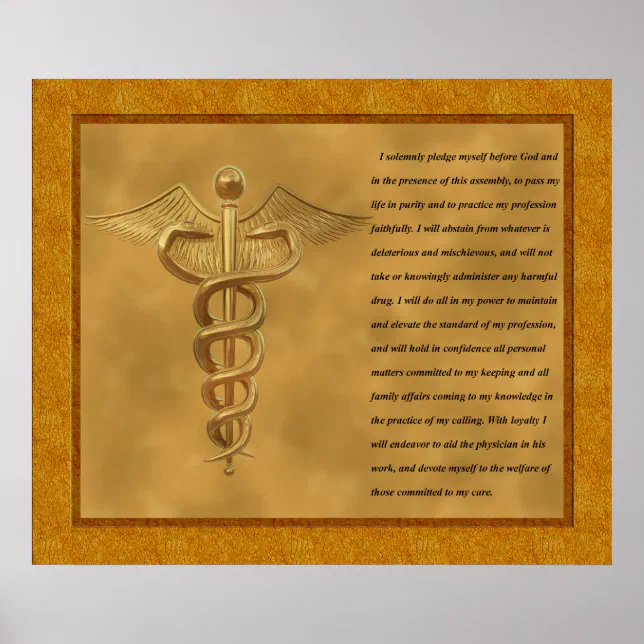 The Florence Nightingale Pledge Poster | Zazzle