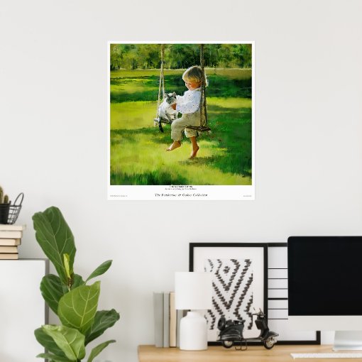 The Garden Swing Poster | Zazzle