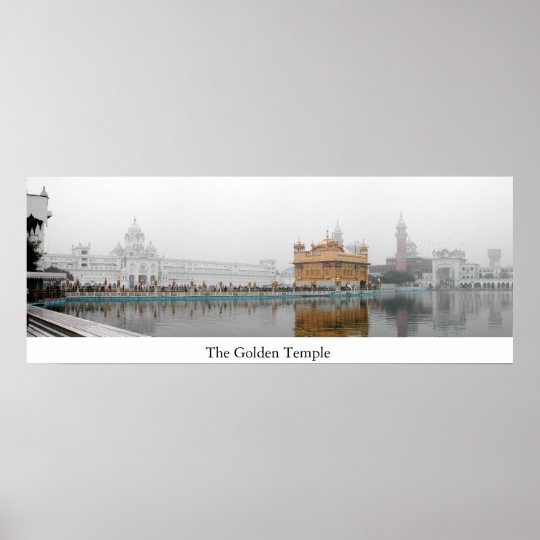 The Golden Temple Poster | Zazzle.co.uk