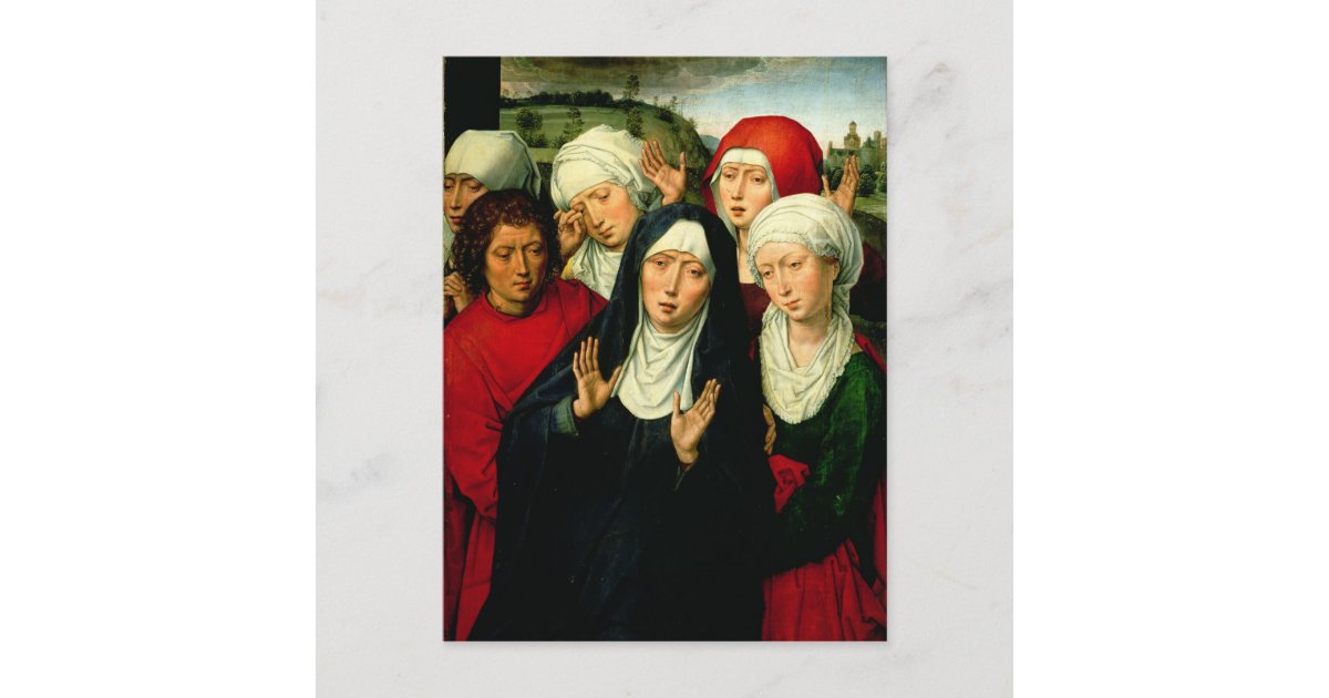 The Holy Women, right hand panel Postcard | Zazzle