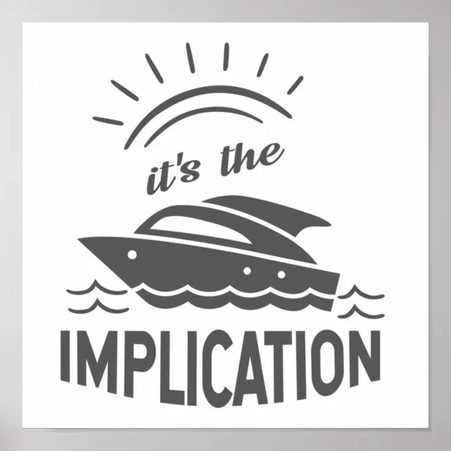 The implication its always sunny in philadelphia poster | Zazzle