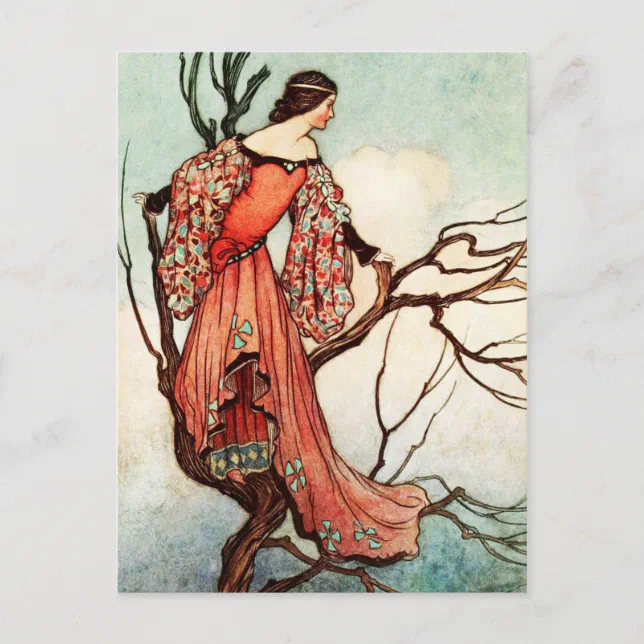 The Iron Stove: The Lost Princess Climbs a Tree Postcard | Zazzle