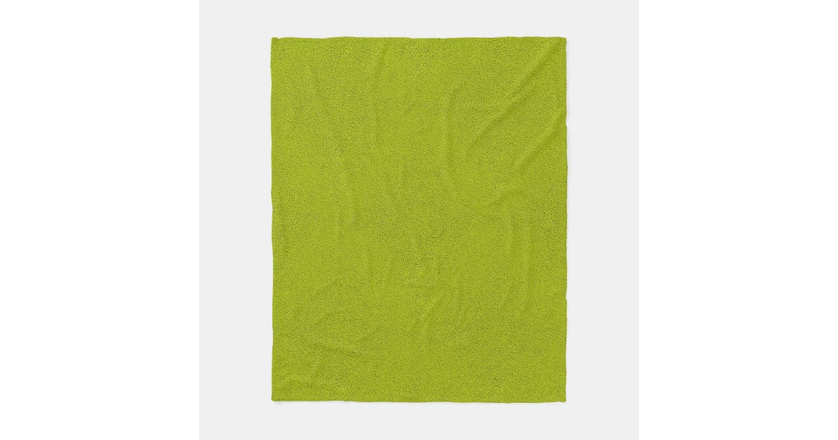 The look of Snuggly Chartreuse Green Suede Fleece Blanket | Zazzle