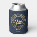 The Man The Myth The Legend Dad Custom Text Can Cooler | Zazzle