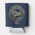 The Man The Myth The Legend Dad Custom Text Can Cooler | Zazzle