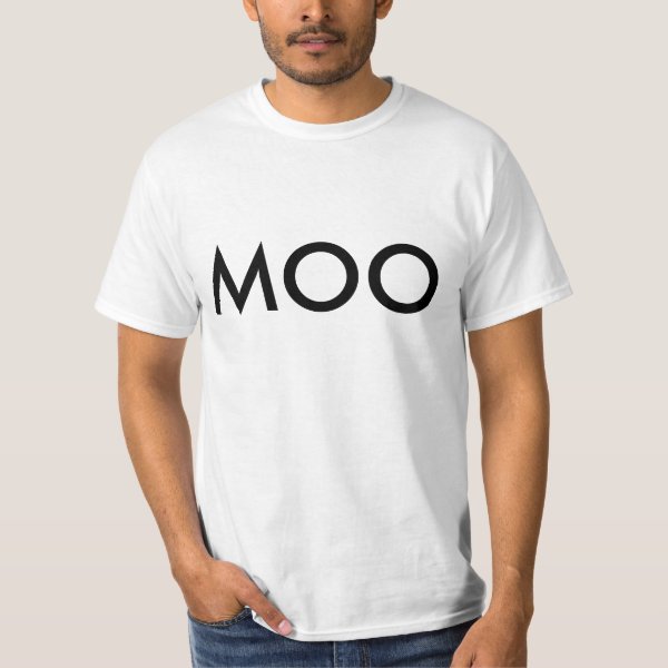 Moo T-Shirts & Shirt Designs | Zazzle UK