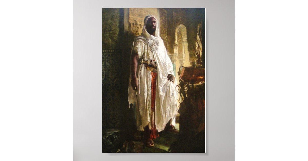 The Moorish Chief by Eduard Charlemont Poster | Zazzle