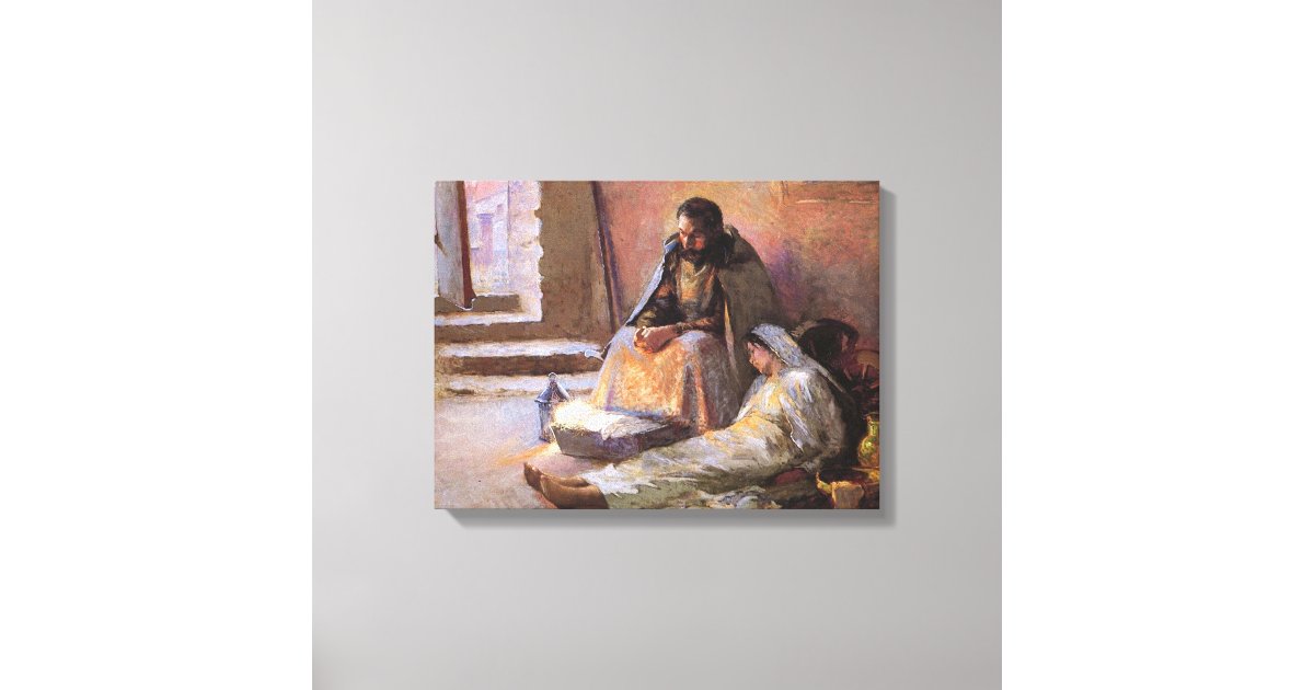 The Nativity By Gari Melchers Canvas Print | Zazzle