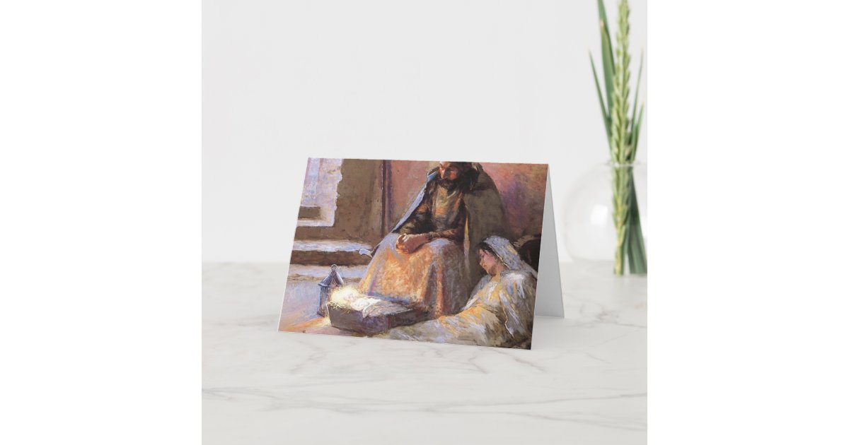 The Nativity By Gari Melchers Card | Zazzle