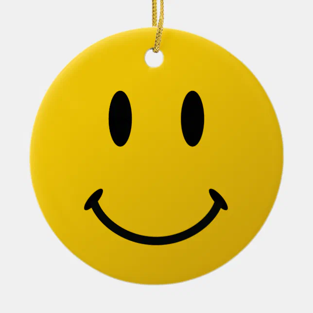 The Original Face Ceramic Tree Decoration | Zazzle