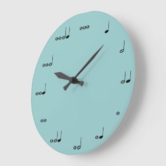 The Original Music Note Clock | Zazzle