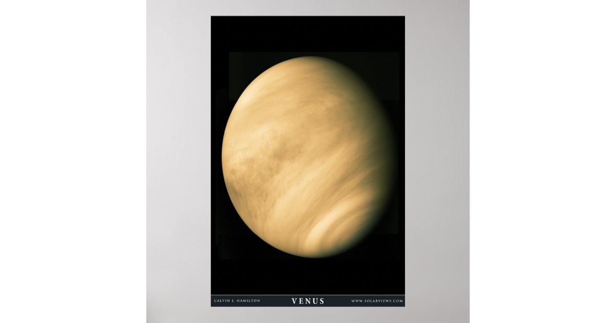 The Planet Venus Poster | Zazzle
