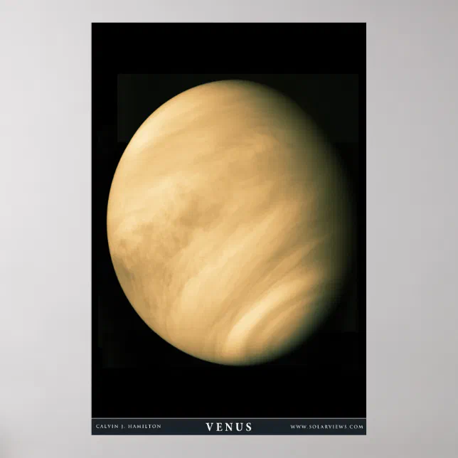 The Planet Venus Poster | Zazzle