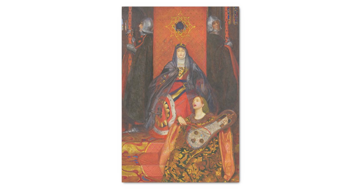 The Queen of Spades by Byam Shaw Tissue Paper | Zazzle