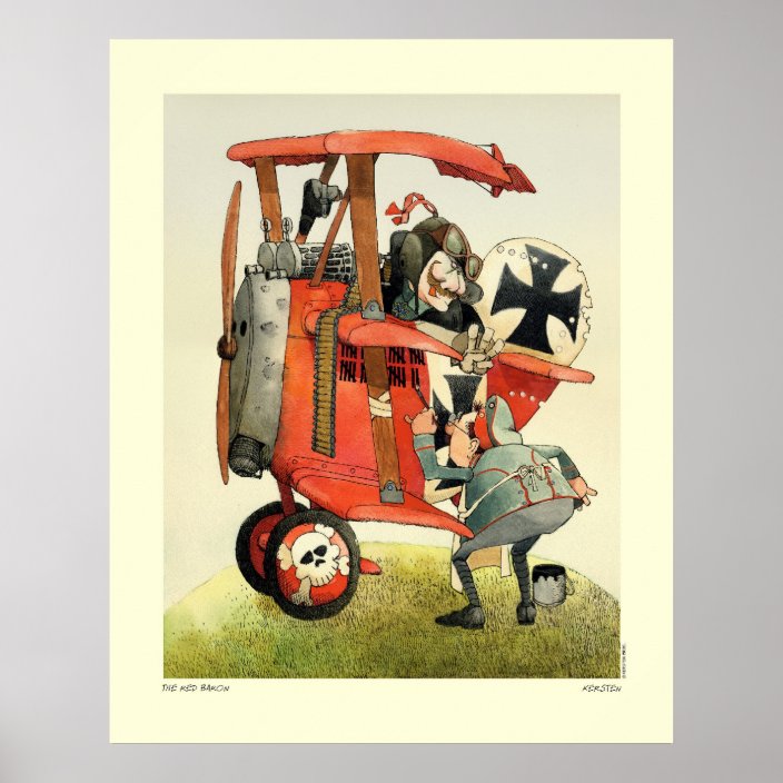 The Red Baron Poster | Zazzle.co.uk
