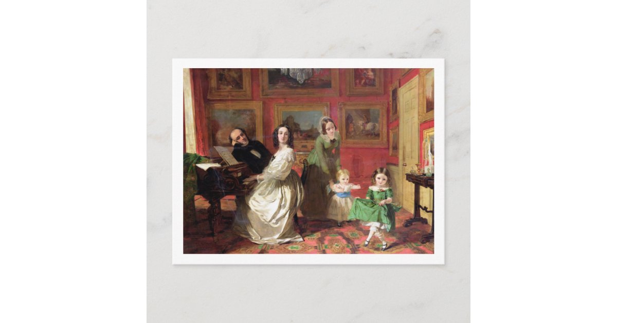 The Rev. and Mrs Palmer-Lovell with their daughter Postcard | Zazzle