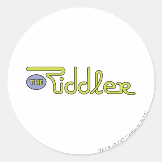 The Riddler Logo Green Classic Round Sticker | Zazzle.co.uk