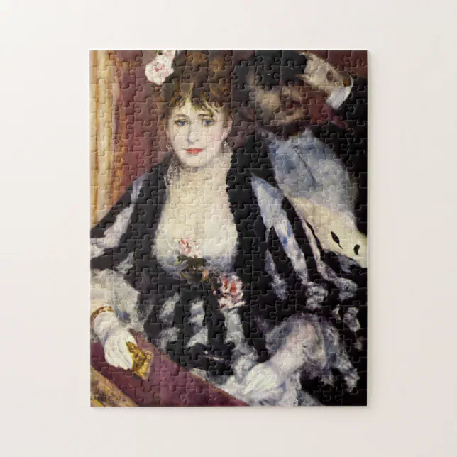 The Theatre Box by Renoir Impressionist Painting Jigsaw Puzzle | Zazzle