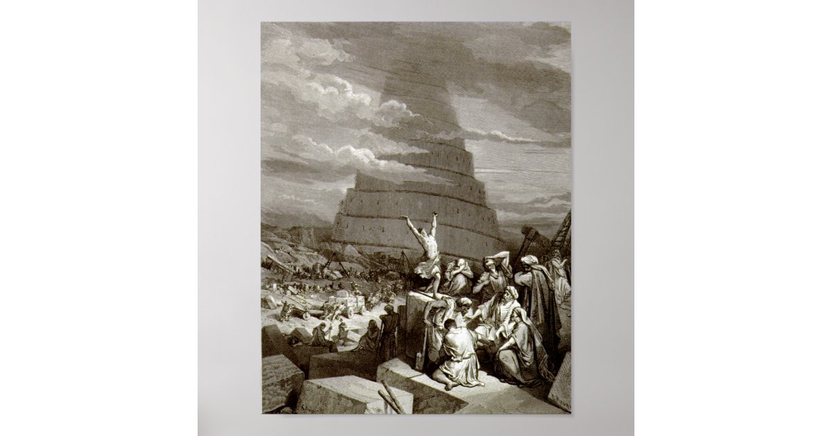 The Tower of Babel Poster | Zazzle