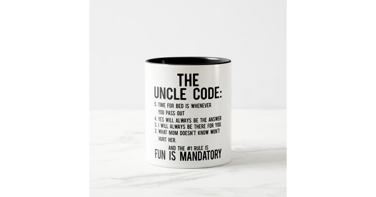 The Uncle Code Two-Tone Coffee Mug | Zazzle