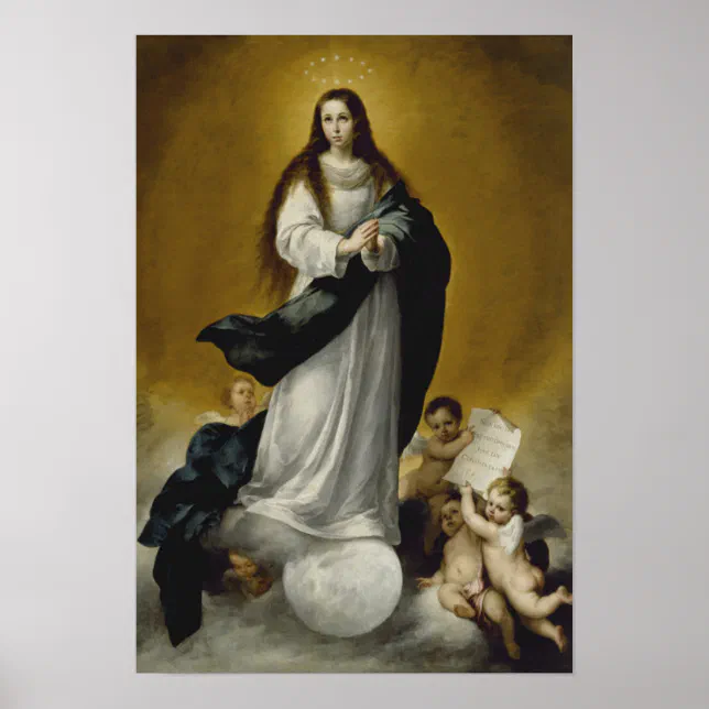 The Virgin of the Immaculate Conception Poster | Zazzle