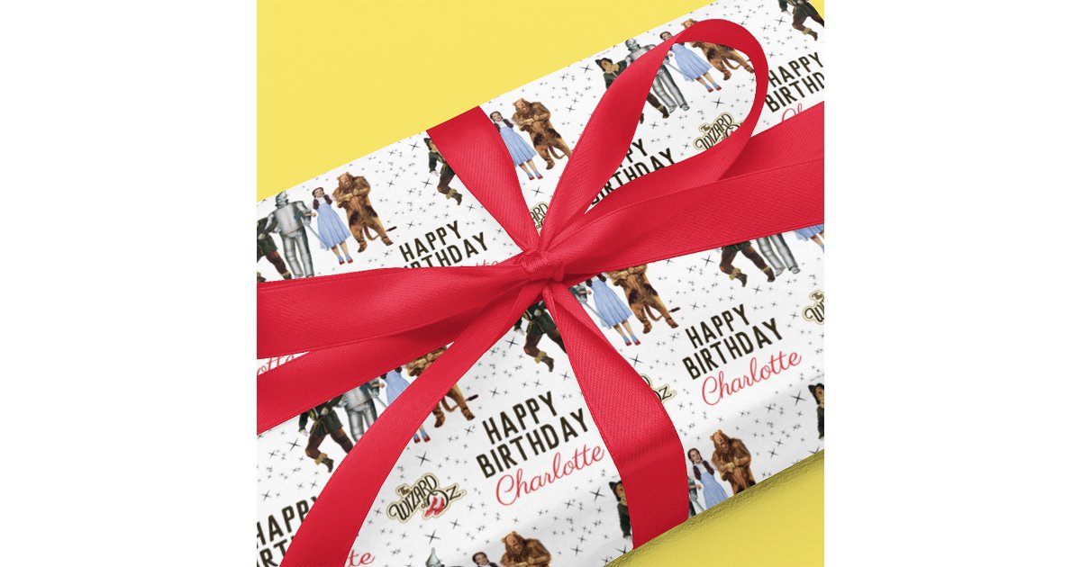 The Wizard Of Oz™ | Happy Birthday Wrapping Paper | Zazzle