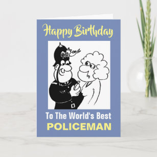 Police Birthday Cards | Zazzle UK