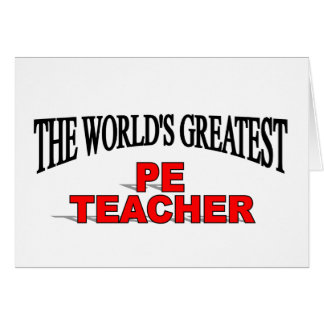 Pe Teacher Cards & Invitations | Zazzle.co.uk