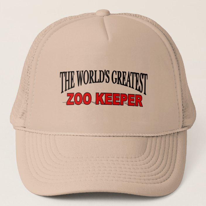 The World's Greatest Zoo Keeper Trucker Hat | Zazzle.co.uk