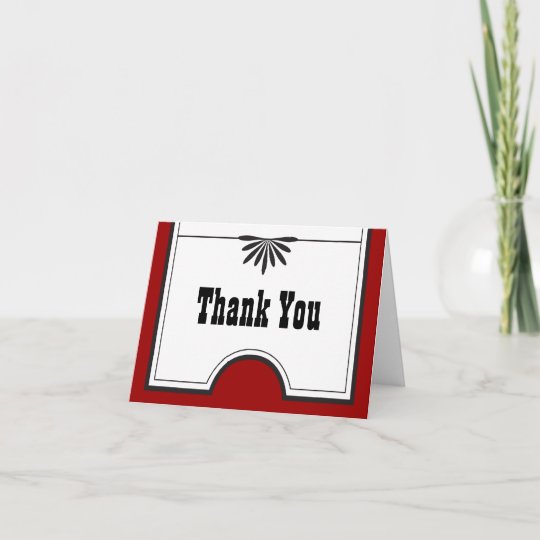 Theatre Ticket Thank You Notes | Zazzle.co.uk