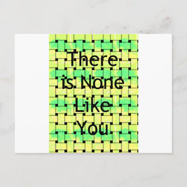 There Is None Like You Art Print Postcard | Zazzle
