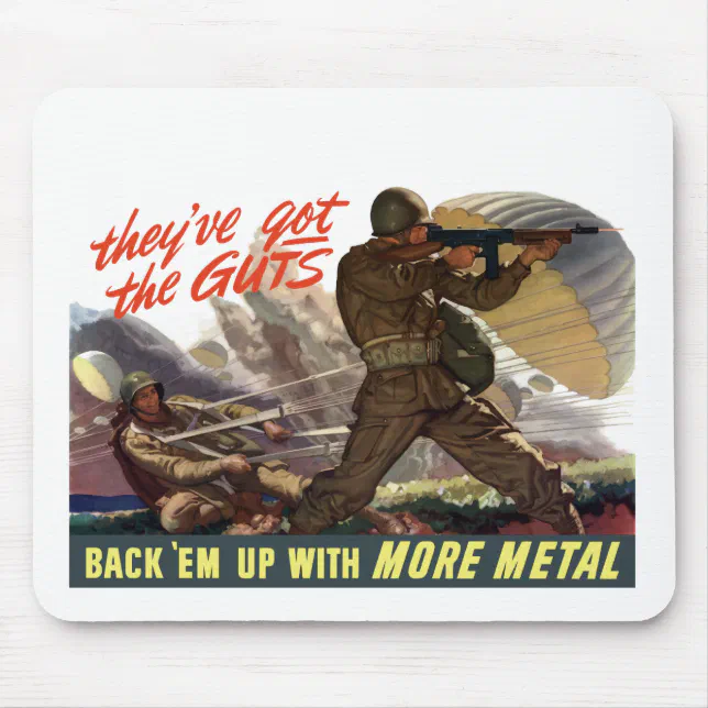 They've Got The Guts -- WW2 Mouse Mat | Zazzle