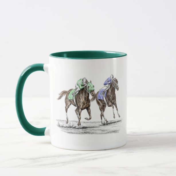Horse Racing Coffee & Travel Mugs | Zazzle UK