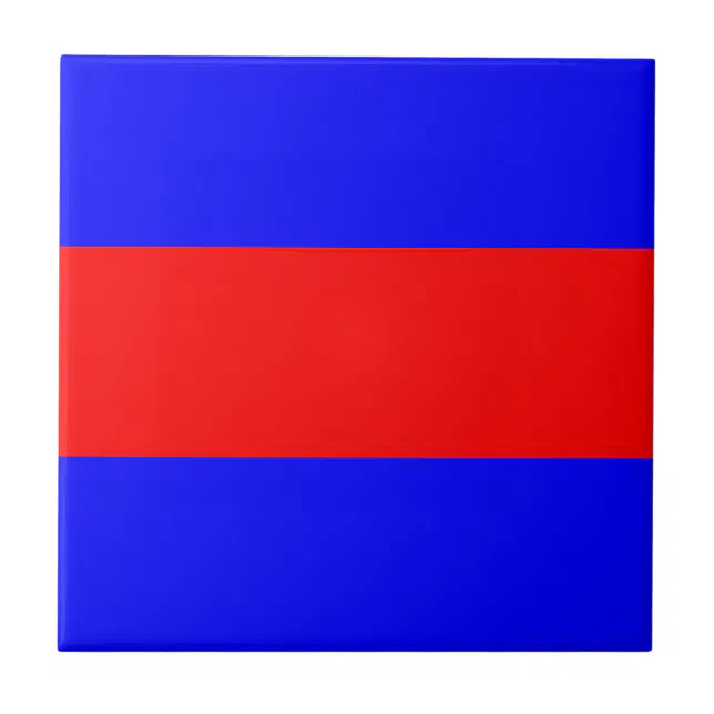 three maritime nautical alphabet number symbol fla tile | Zazzle