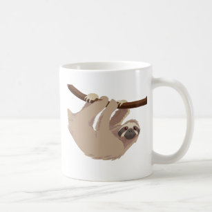 Sloth Coffee & Travel Mugs | Zazzle UK