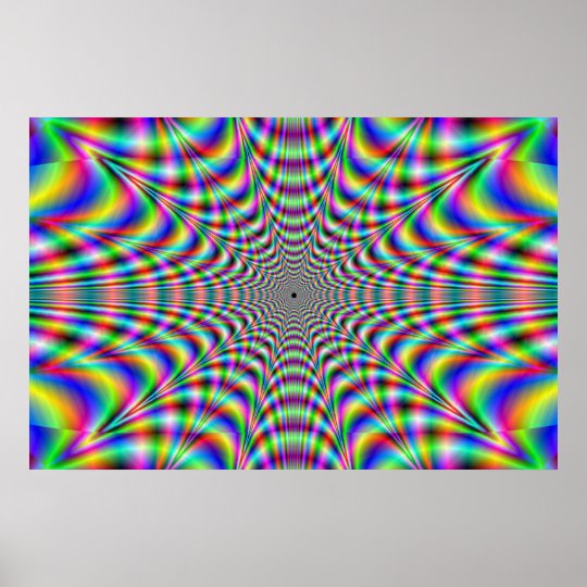 throbbing - optical illusion poster | Zazzle.co.uk
