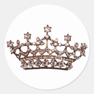 Princess Tiara Stickers & Labels | Zazzle UK