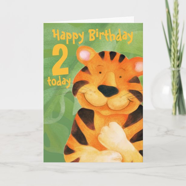 Tiger Birthday Cards | Zazzle UK