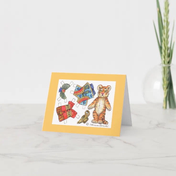 Tiger note card | Zazzle