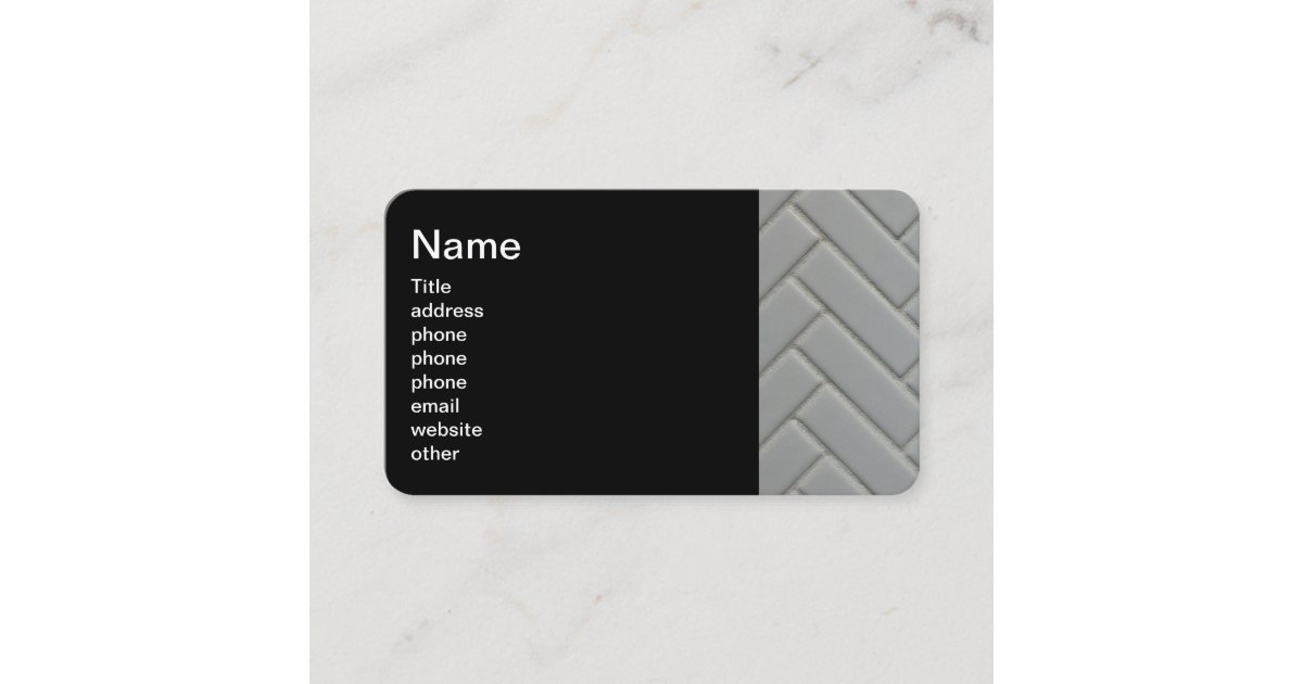 Tile installer business card | Zazzle