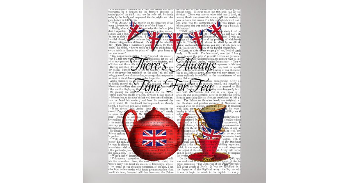 Time For Tea Poster | Zazzle