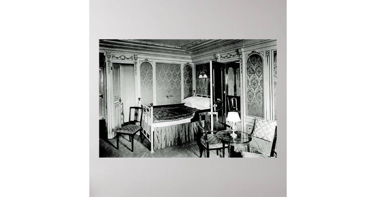 Titanic Bedroom Suite Photo Poster | Zazzle