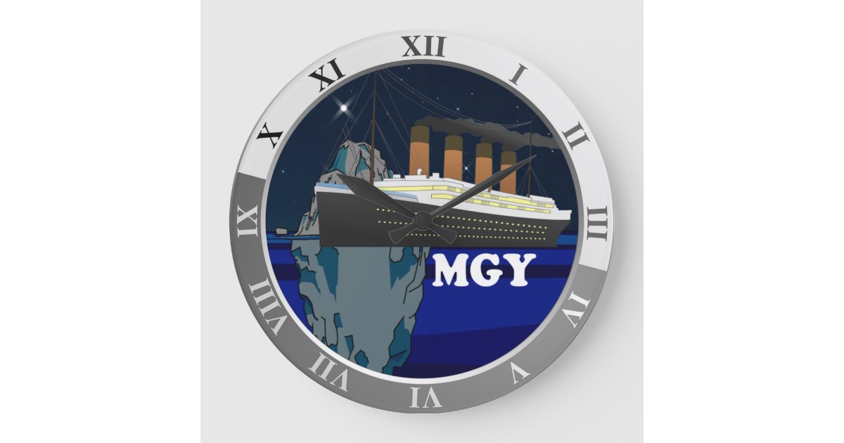 Titanic Large Clock | Zazzle