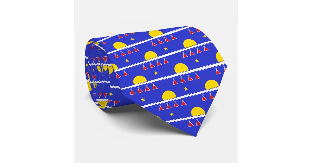Tlicho Flag Souvenir Ties Tlicho Nation Neckties | Zazzle
