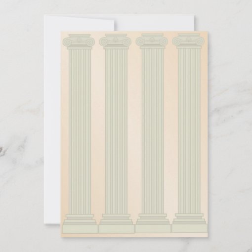 Toga Party Birthday Ivy Scroll Ancient Roman Invitation | Zazzle