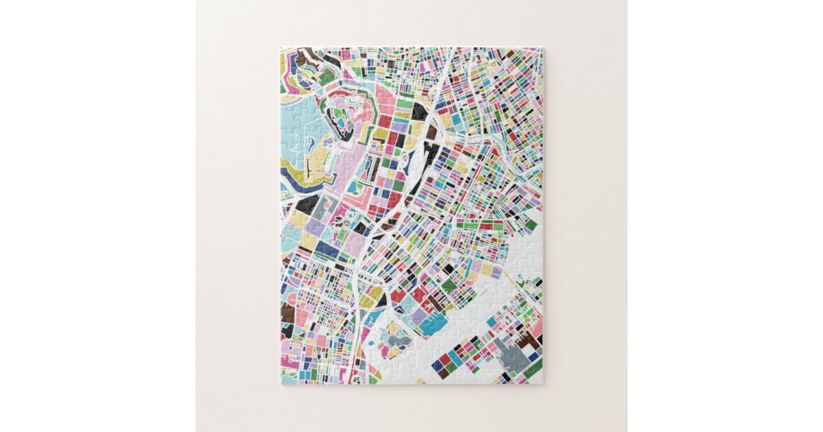 Tokyo Japan Map Jigsaw Puzzle | Zazzle