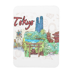 Tokyo Magnets & Fridge Magnets | Zazzle UK