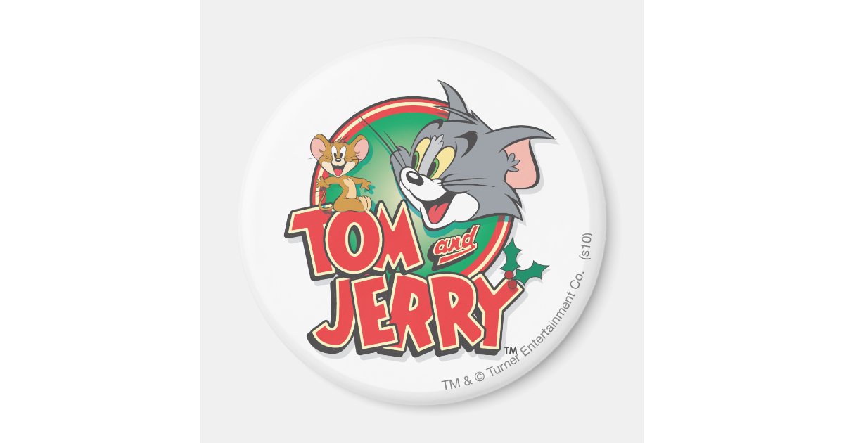 Tom and Jerry Classic Logo Magnet | Zazzle